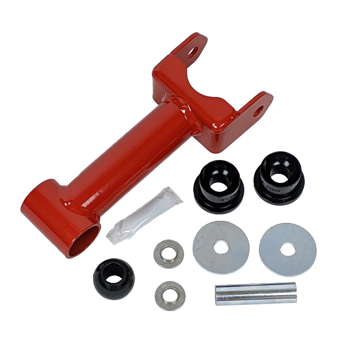 J&M Mustang Non-Adjustable Rear Upper Control Arm; Red 23980R (05-10 ...