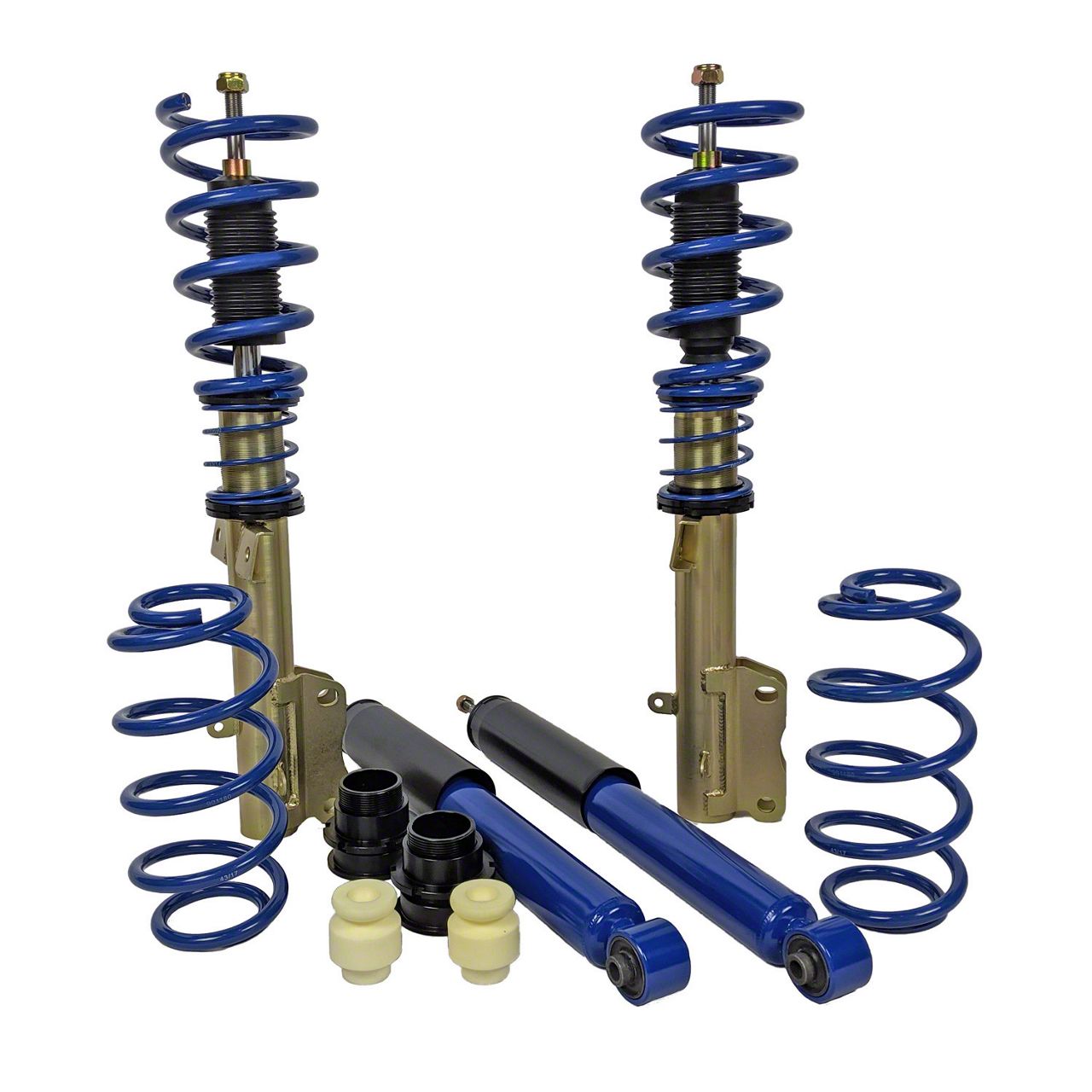 J&M Mustang Ride Height Adjustable Strut and Shock Kit 27015 (15-26 ...
