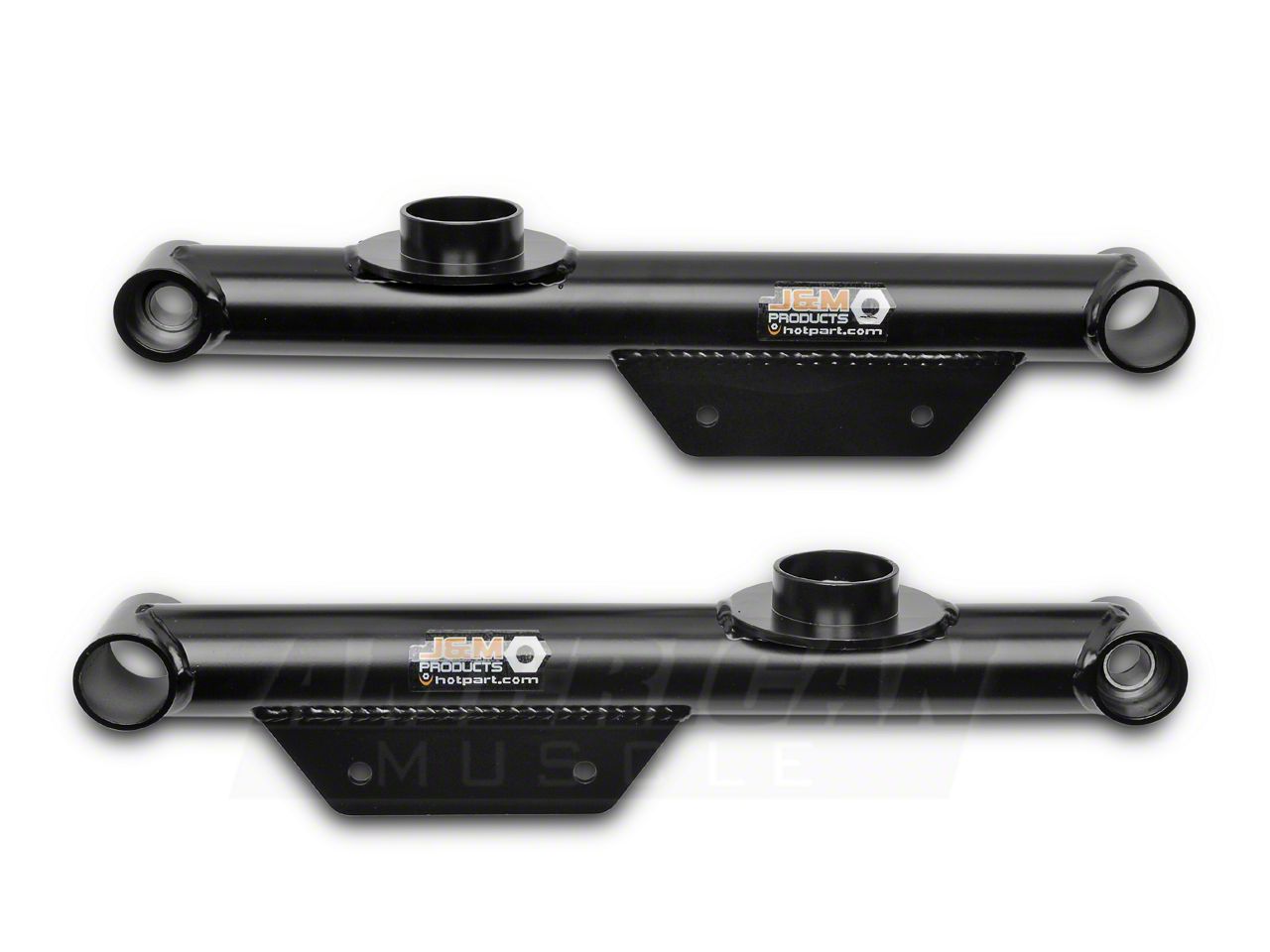 J&M Mustang Street/Race Rear Lower Control Arms; Black 23957B (79-98 ...