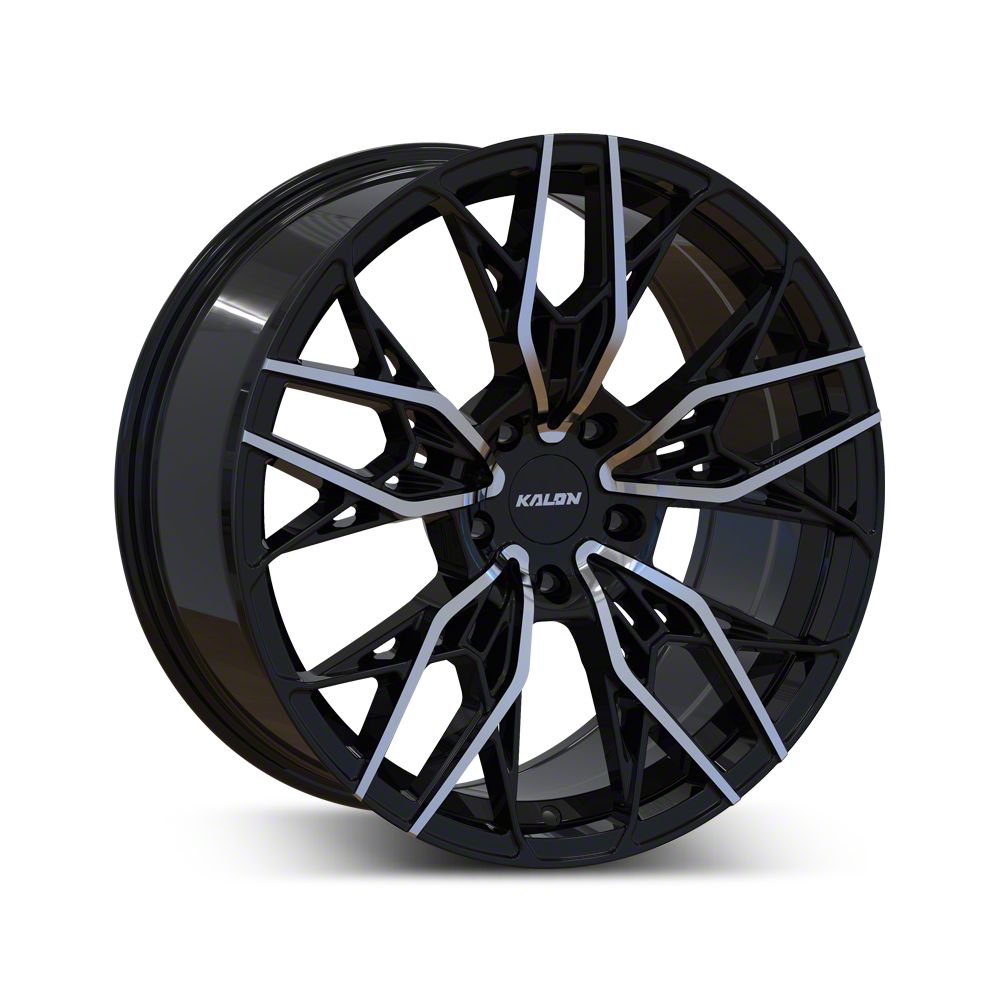 Kalon Mustang Scout Gloss Black with Machined Face Wheel; 18x8; 38mm ...