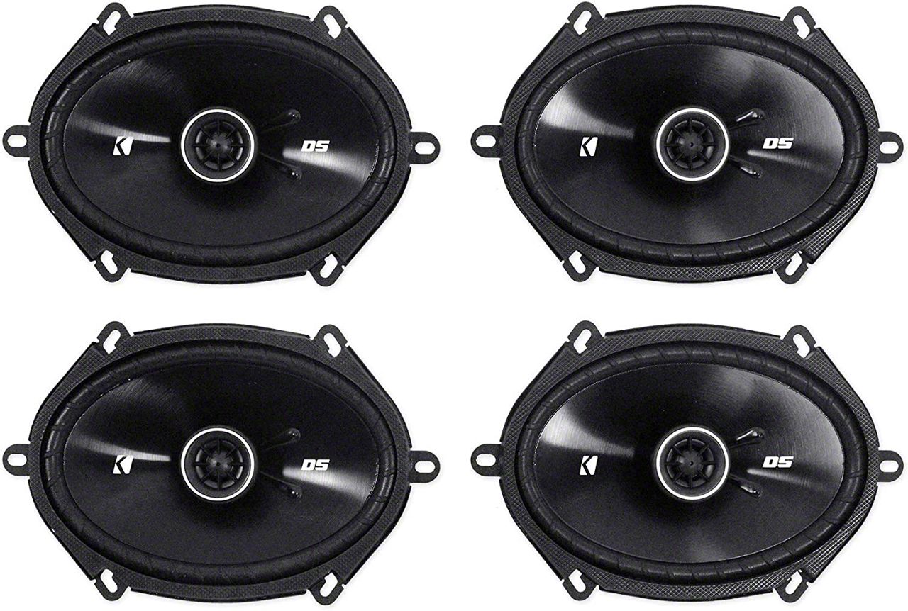 Kicker Charger DS-Series 6x8-Inch Coaxial Speakers 43DSC6804 (Universal ...