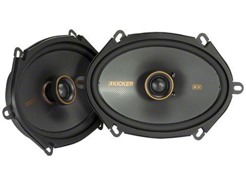 Kicker Charger KS-Series 6x8-Inch Coaxial Speakers 47KSC6804 (Universal ...
