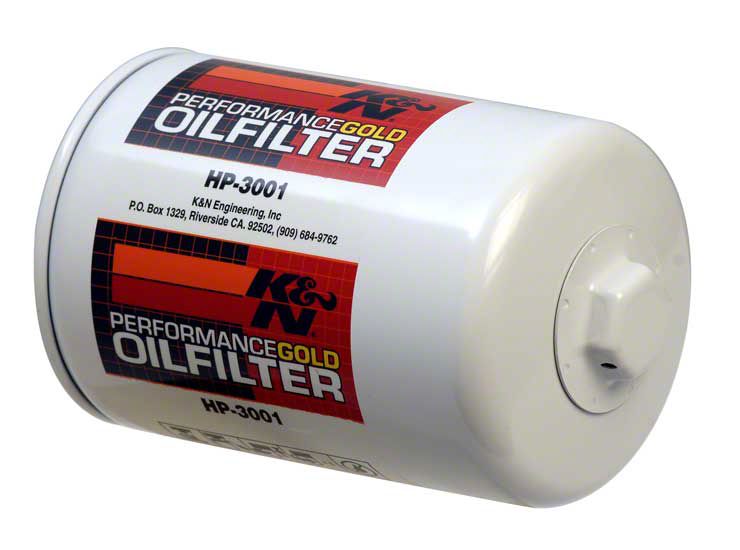 K&N Mustang Performance Gold Oil Filter HP-3001 (79-95 5.0L Mustang; 87 ...