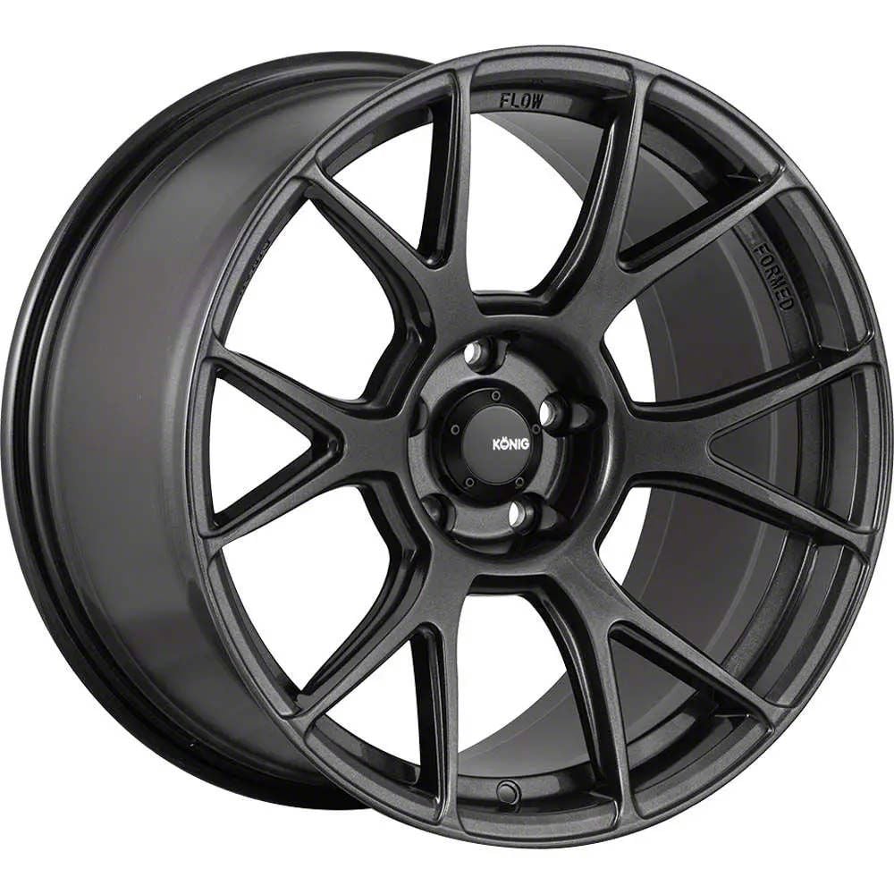 Konig Mustang Ampliform Dark Metallic Graphite Wheel; 20x9.5; 35mm ...