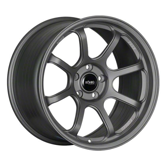 Konig Mustang F6SX Satin Grey Wheel; 17x9; 43mm Offset F6SX9751443G (10 ...