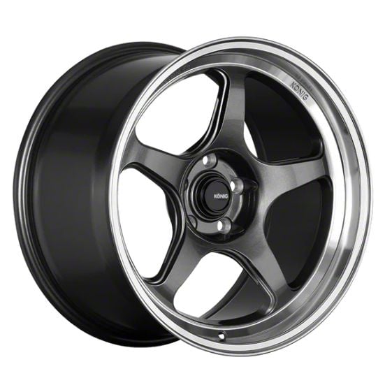 Konig Mustang Hyperspec Anthracite Metallic with Mirror Machined Lip ...
