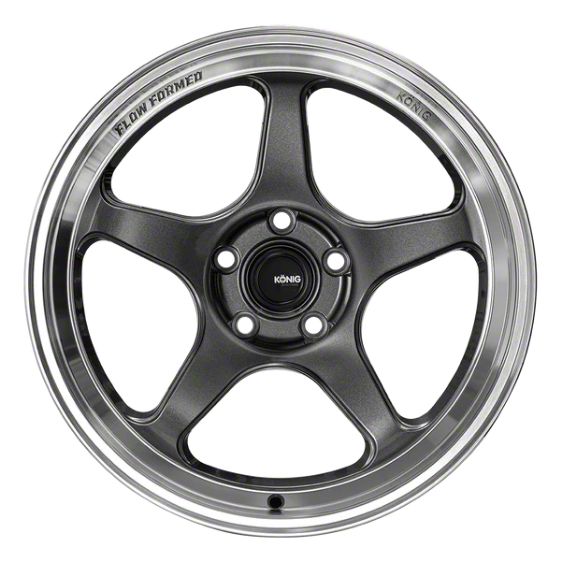Konig Mustang Hyperspec Anthracite Metallic with Mirror Machined Lip ...