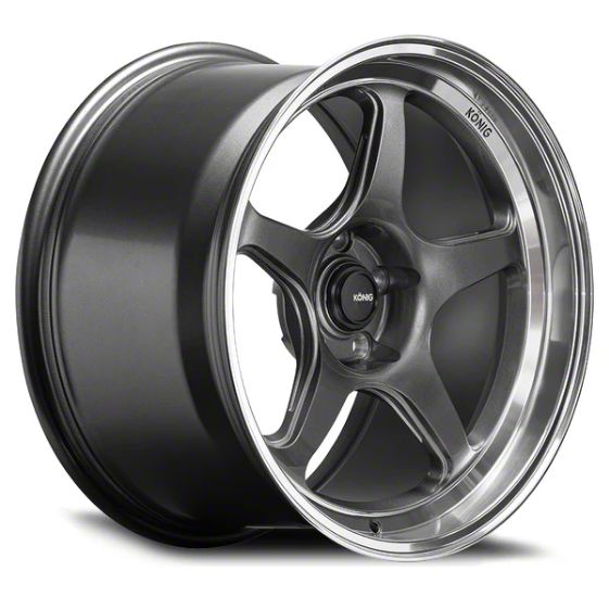 Konig Mustang Hyperspec Anthracite Metallic with Mirror Machined Lip ...