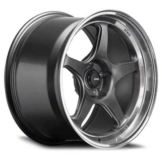 Konig Mustang Hyperspec Anthracite Metallic with Mirror Machined Lip ...