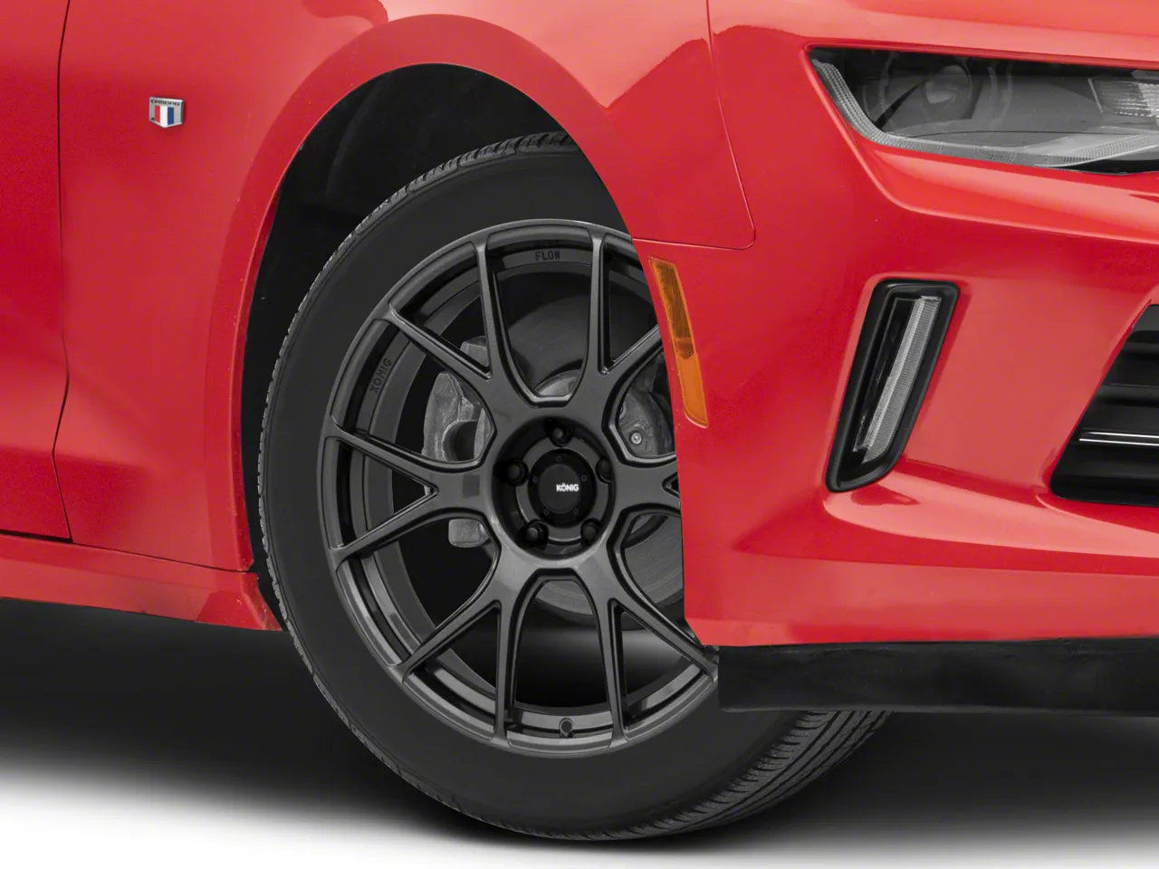 Konig Camaro Ampliform Dark Metallic Graphite Wheel; 19x8.5; 32mm ...