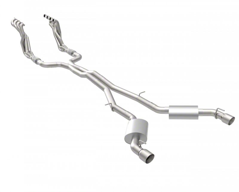 Kooks Camaro 2-Inch GREEN Catted Long Tube Headers and Cat-Back Exhaust ...