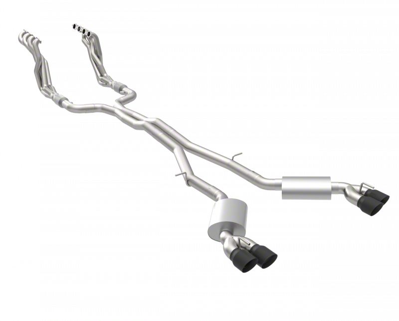 Kooks Camaro 2-Inch GREEN Catted Long Tube Headers and Cat-Back Exhaust ...