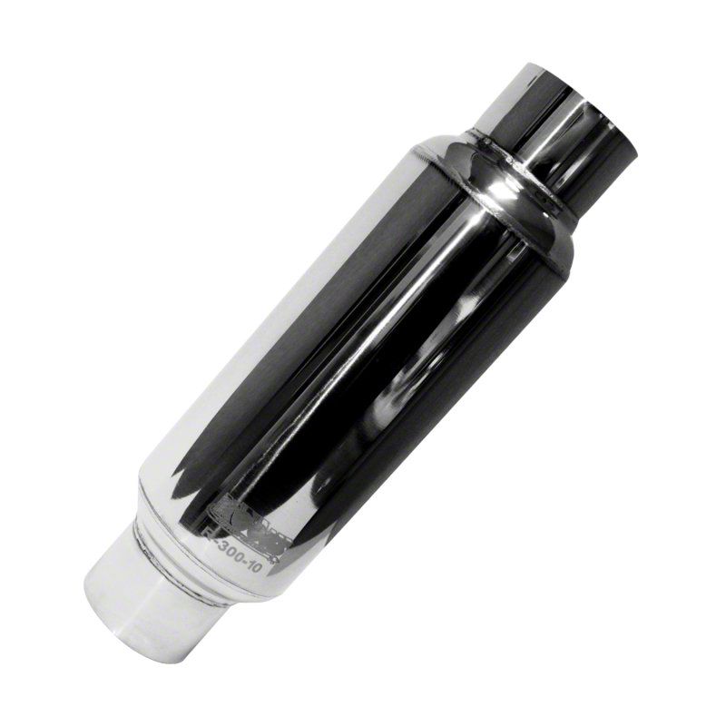 Kooks Challenger 3-Inch Round Performance Muffler; 3-Inch Inlet /3-Inch ...