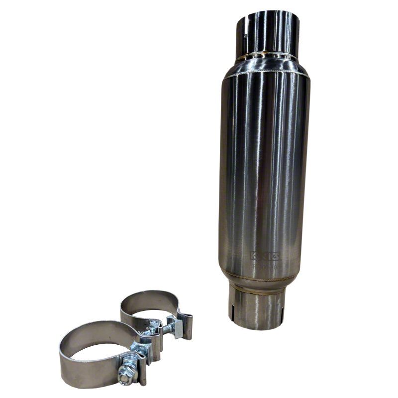 Kooks Charger 10-Inch Polished Stainless Steel Round Clamp-In Muffler ...