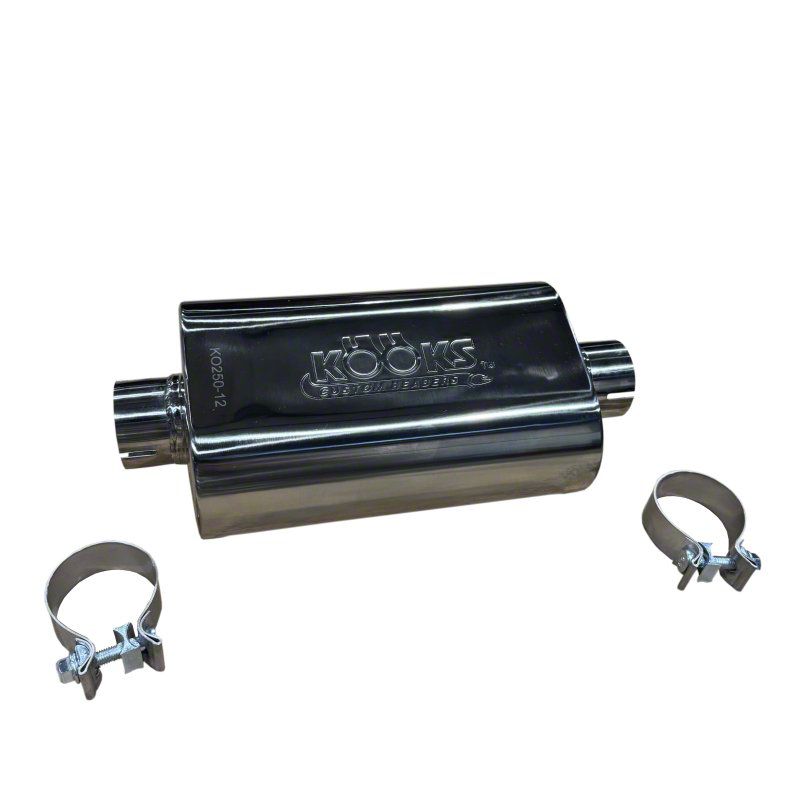 Kooks Charger 12-Inch Polished Stainless Steel Center/Center Oval Clamp ...