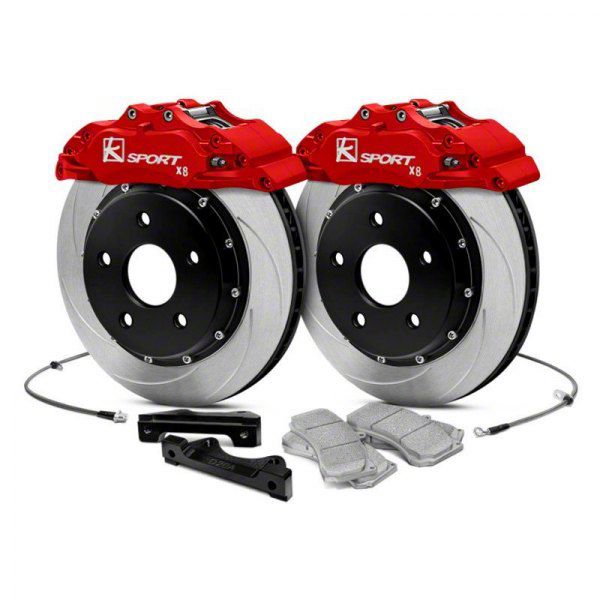 Ksport Camaro Procomp 8-Piston Front Big Brake Kit with 14-Inch Slotted ...