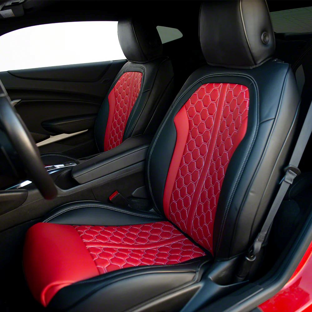 Kustom Interior Camaro Premium Artificial Leather Front and Rear Seat ...
