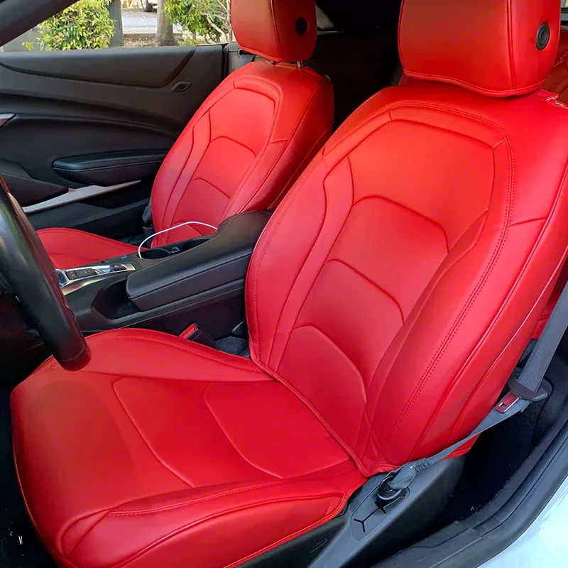 Kustom Interior Camaro Premium Artificial Leather Front and Rear Seat ...