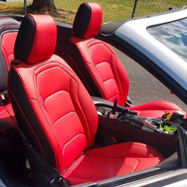 Kustom Interior Camaro Premium Artificial Leather Front and Rear Seat ...