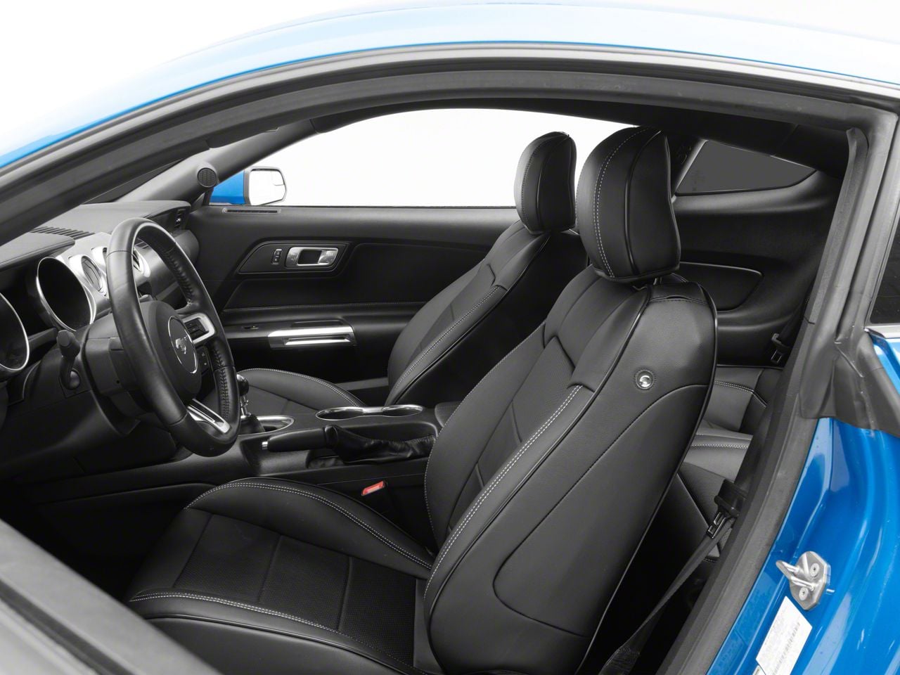 Kustom Interiors Mustang Premium Artificial Leather Front and Rear Seat ...