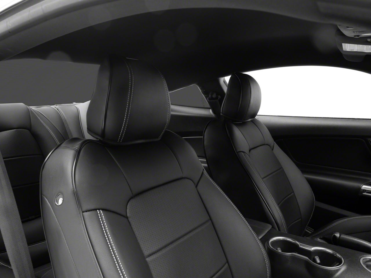Kustom Interiors Mustang Premium Artificial Leather Front and Rear Seat ...