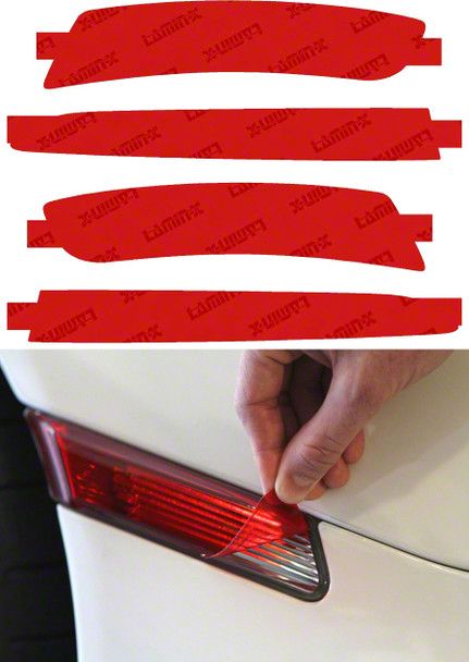 Lamin-X Camaro Rear Marker Light Tint Covers; Red CH1164R (19-24 Camaro ...