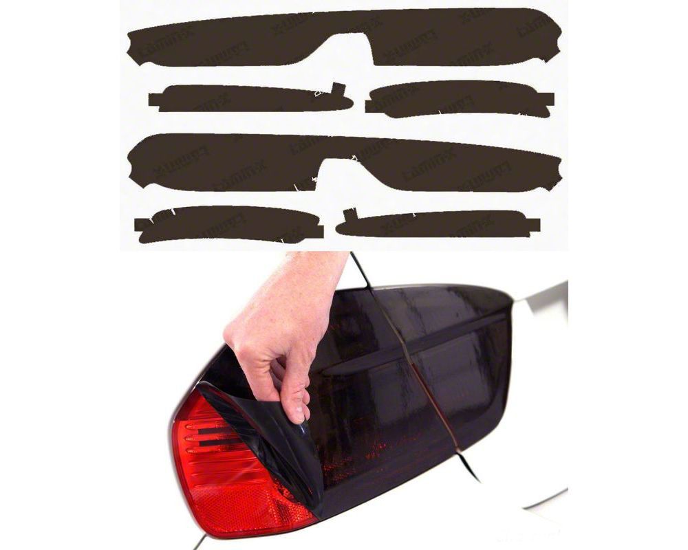 Lamin-X Camaro Reverse and Rear Marker Light Tint Covers; Charcoal ...