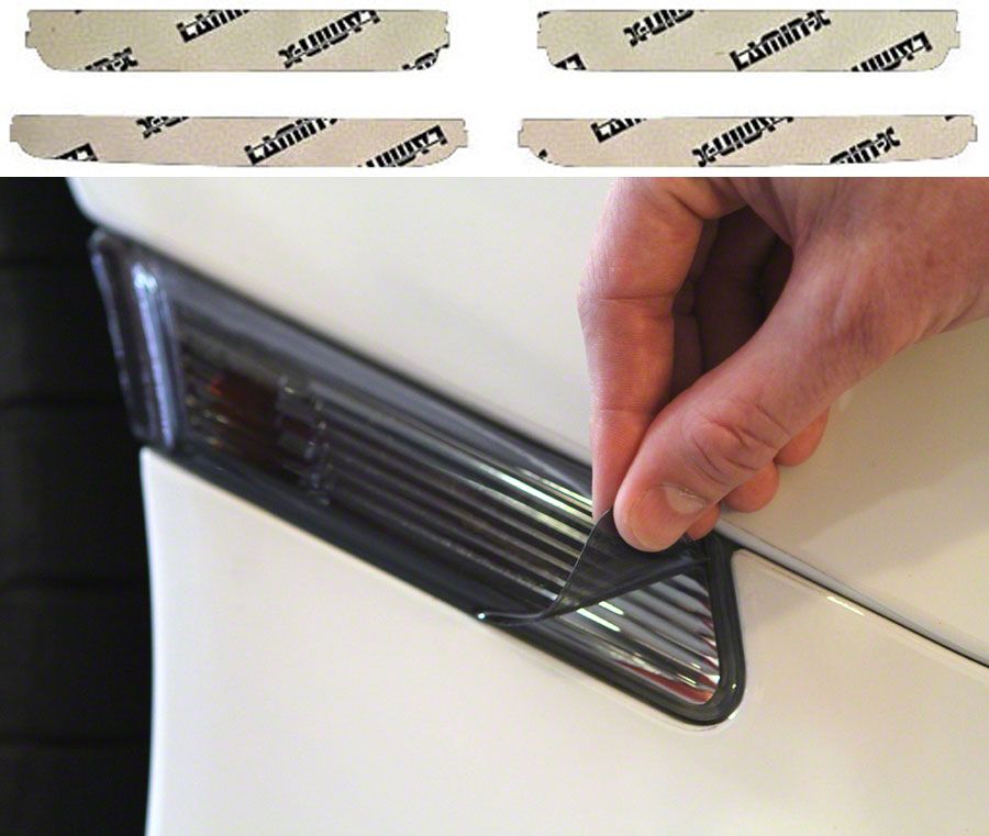 Lamin-X Challenger Rear Marker Light Tint Covers; Gunsmoke D631G (15-23 ...