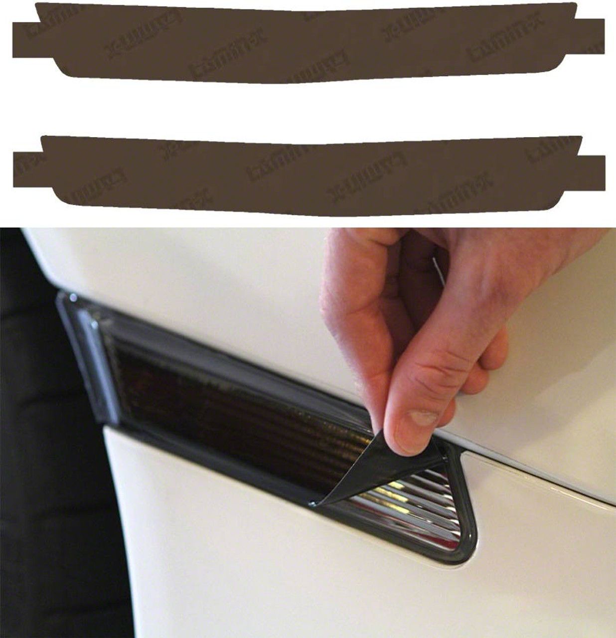 Lamin-X Challenger Side Marker Light Tint Covers; Charcoal D642C (18-23 ...