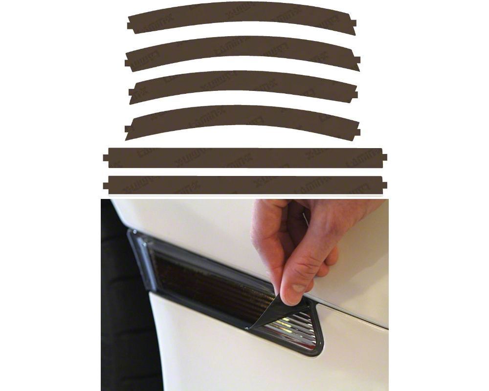 Lamin-X Corvette Rear Marker Light Tint Covers; Charcoal CH1137C (14-19 ...