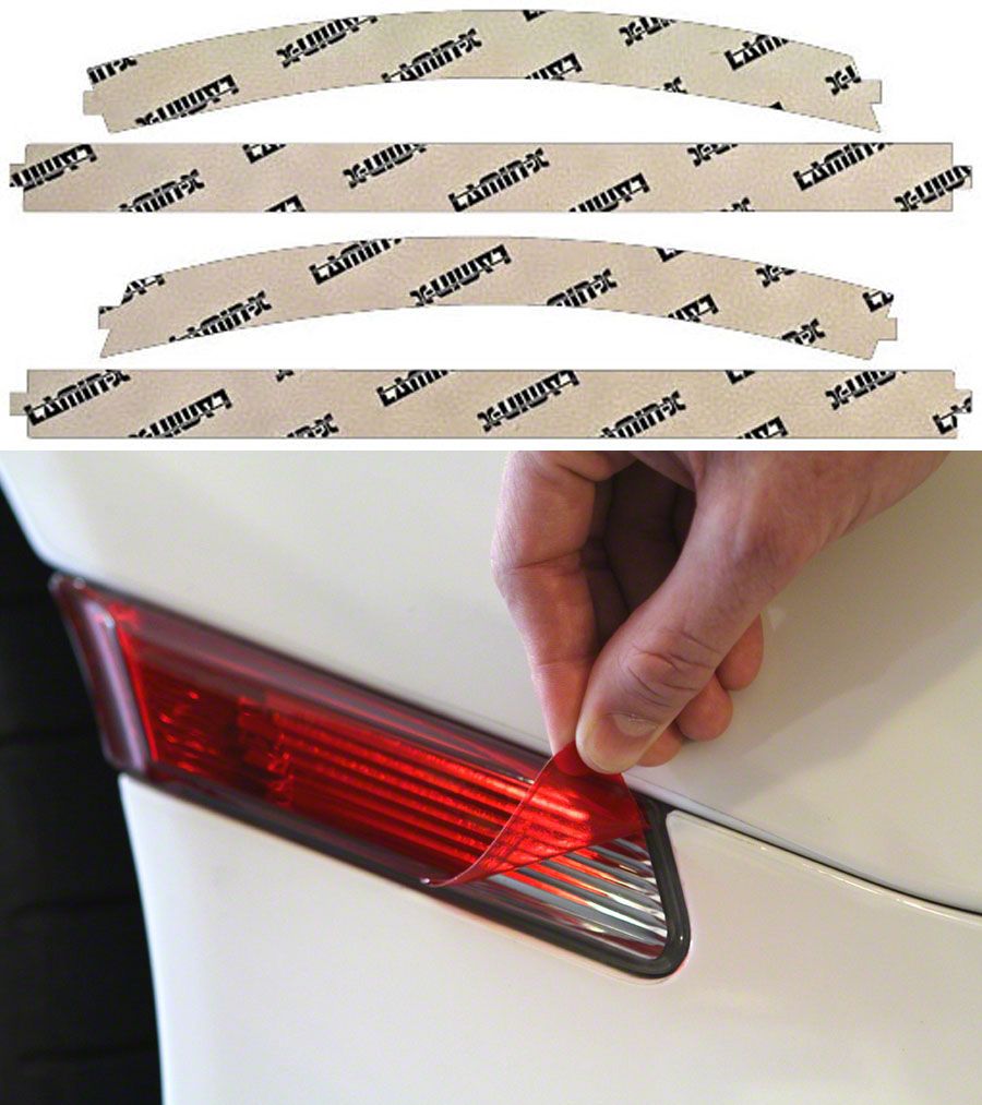 Lamin-X Corvette Rear Marker Light Tint Covers; Red CH1137R (14-19 ...