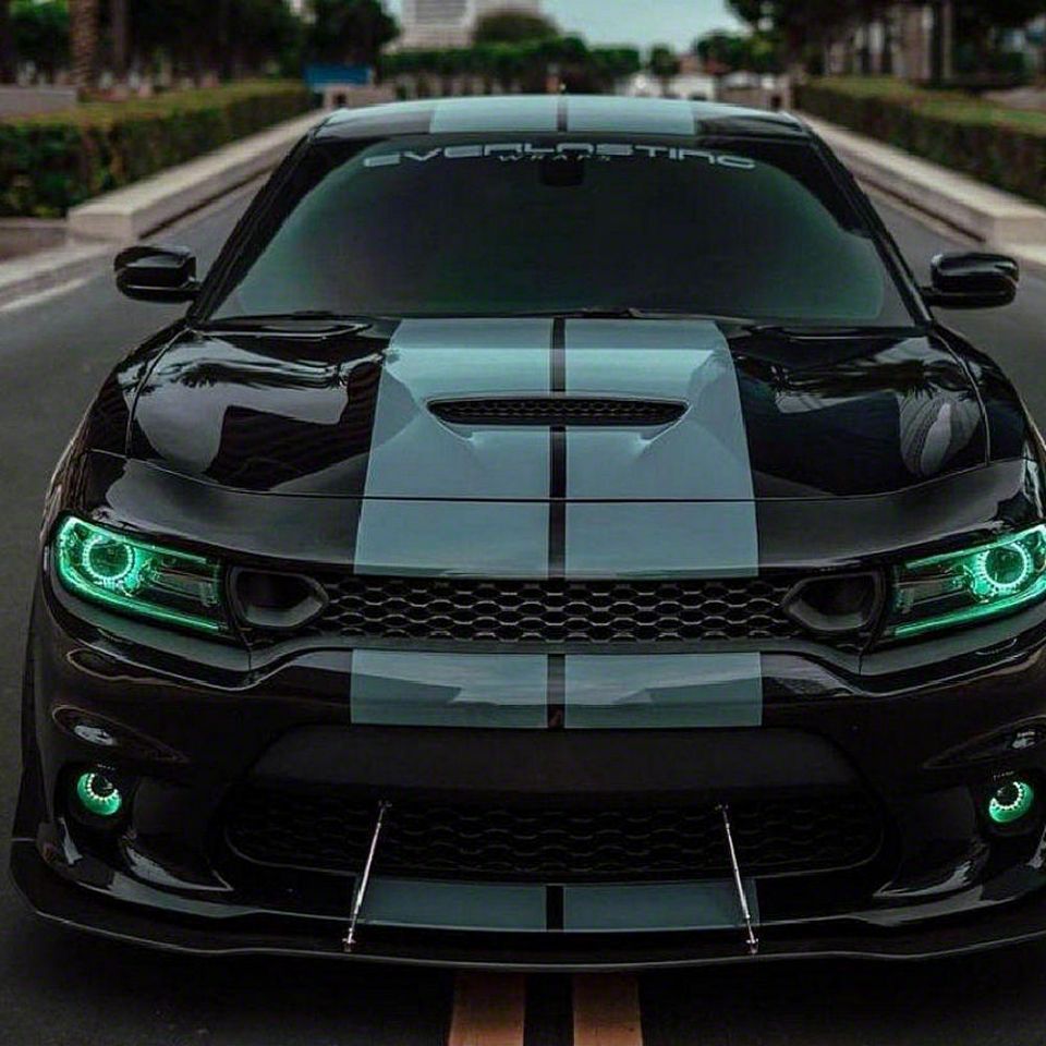 Charger Flow Series Headlight DRL Boards with Bluetooth Controller (15 ...