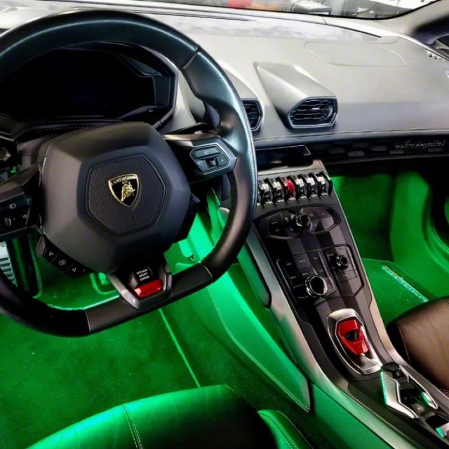 Mach-E Flow Series Aluminum Footwell LED Light Kit with Bluetooth ...