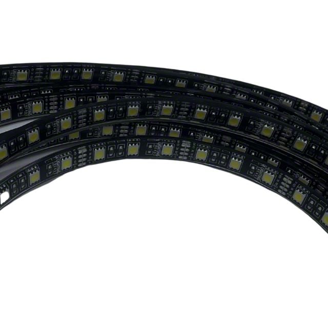 Mustang Flexible Single Row Underbody LED Light Kit with Single Color ...