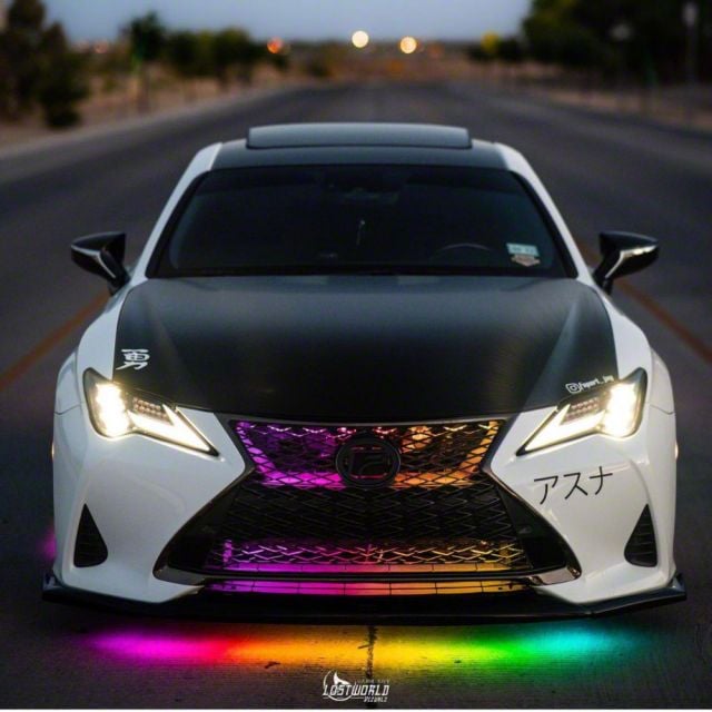 Lighting Trendz Mustang Flow Series Grille LED Light Kit with Bluetooth ...