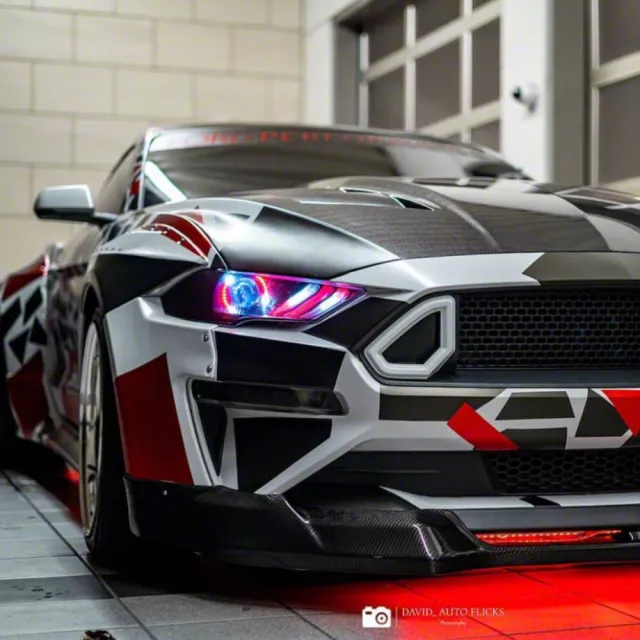 Mustang Flow Series Headlight DRL Boards with Bluetooth Controller (18 ...