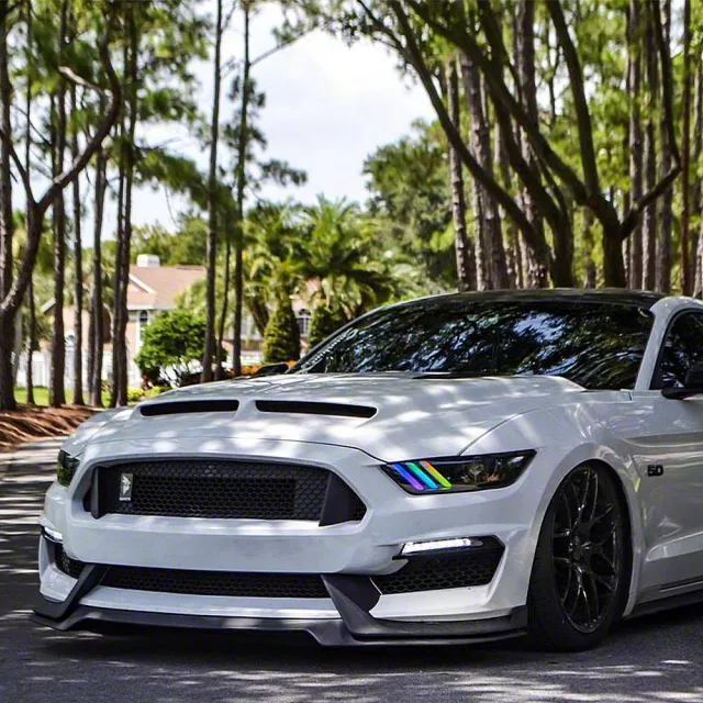 Lighting Trendz Mustang Flow Series Headlight DRL Boards with Projector ...