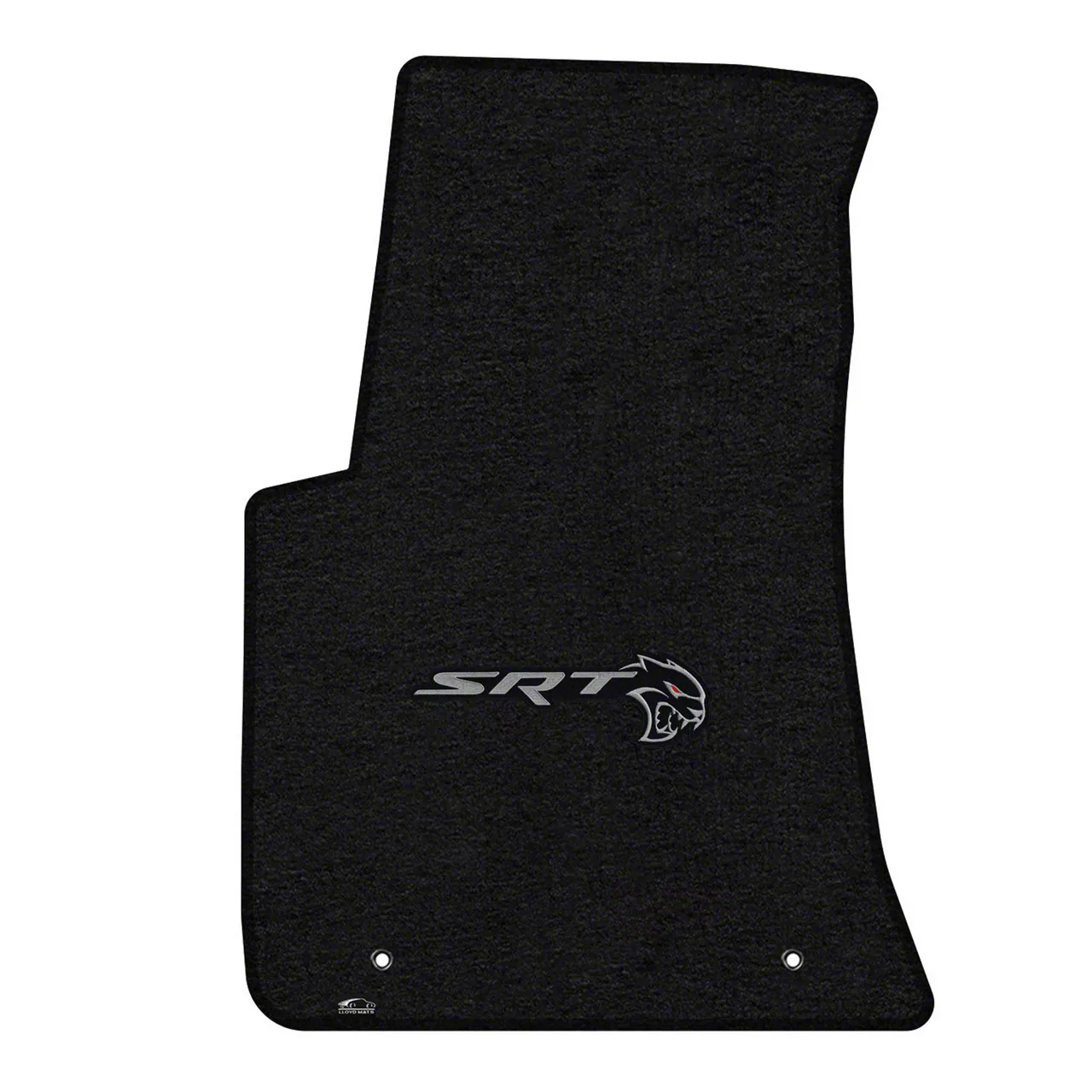 Lloyd Challenger Velourtex Front and Rear Floor Mats with Dodge Hellcat ...