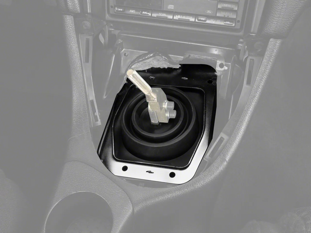 Mustang Lower Shift Boot and Metal Bezel (79-04 Mustang) - Free Shipping