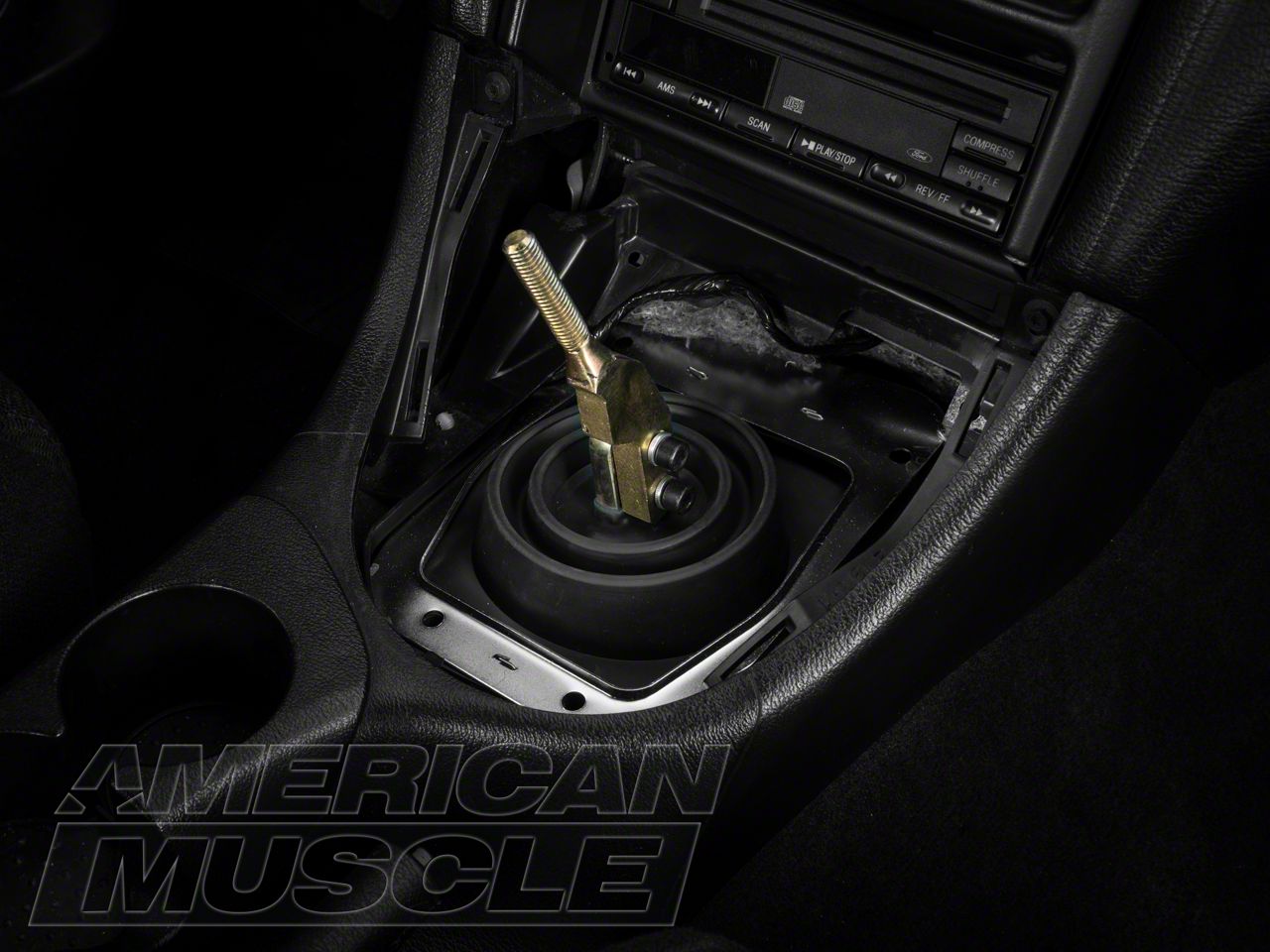 Mustang Lower Shift Boot and Metal Bezel (79-04 Mustang Mustang Lower Shift Boot and Metal Bezel (79-04 Mustang