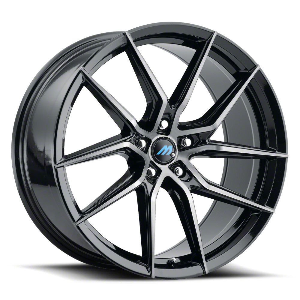 MACH Euro Concave Charger ME.6 Glossy Carbon Black Wheel; 18x8; 35mm ...