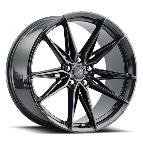MACH Forged Challenger MF.5 Metallic Black Wheel; Rear Only; 20x10.5 ...