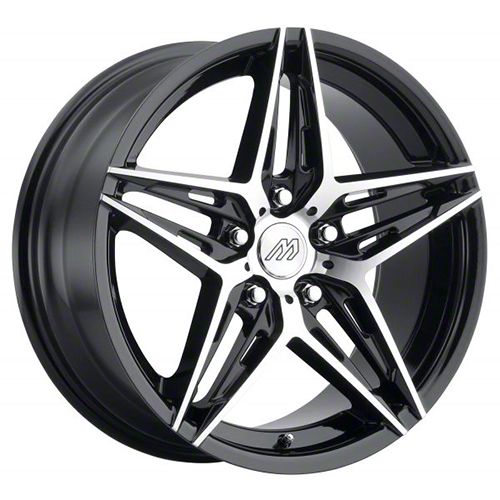 MACH Performance Charger MP.56 Glossy Black Machined Wheel; 18x8; 42mm ...