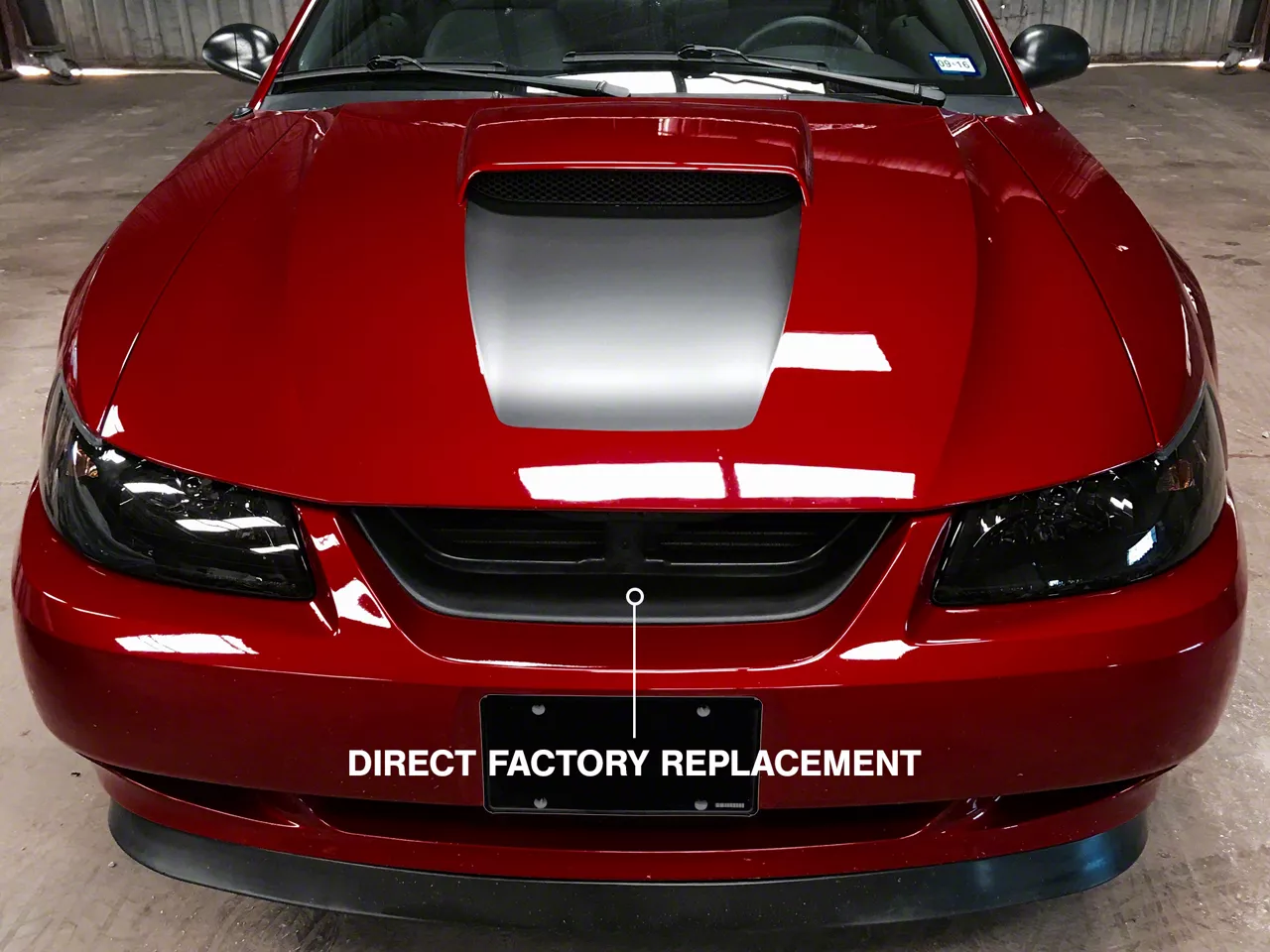 SpeedForm Mustang Mach 1 Style Grille Delete Bottom Lip 80181 (99-04 ...