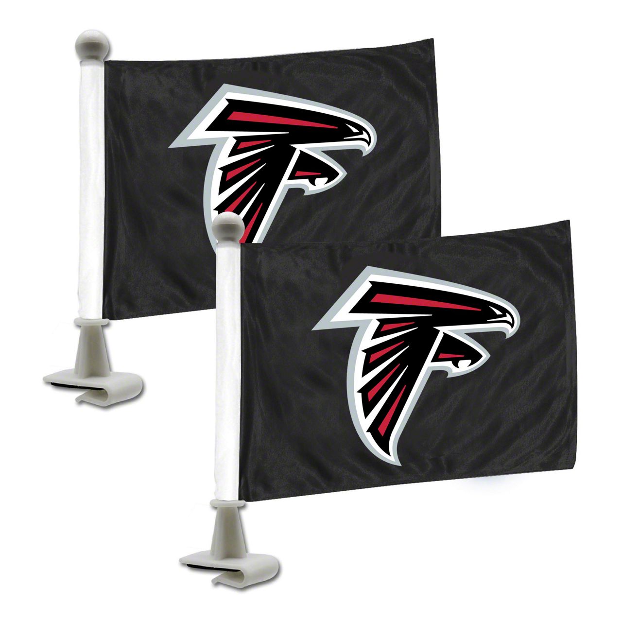 Mach-E Ambassador Flags with Atlanta Falcons Logo; Black (Universal ...