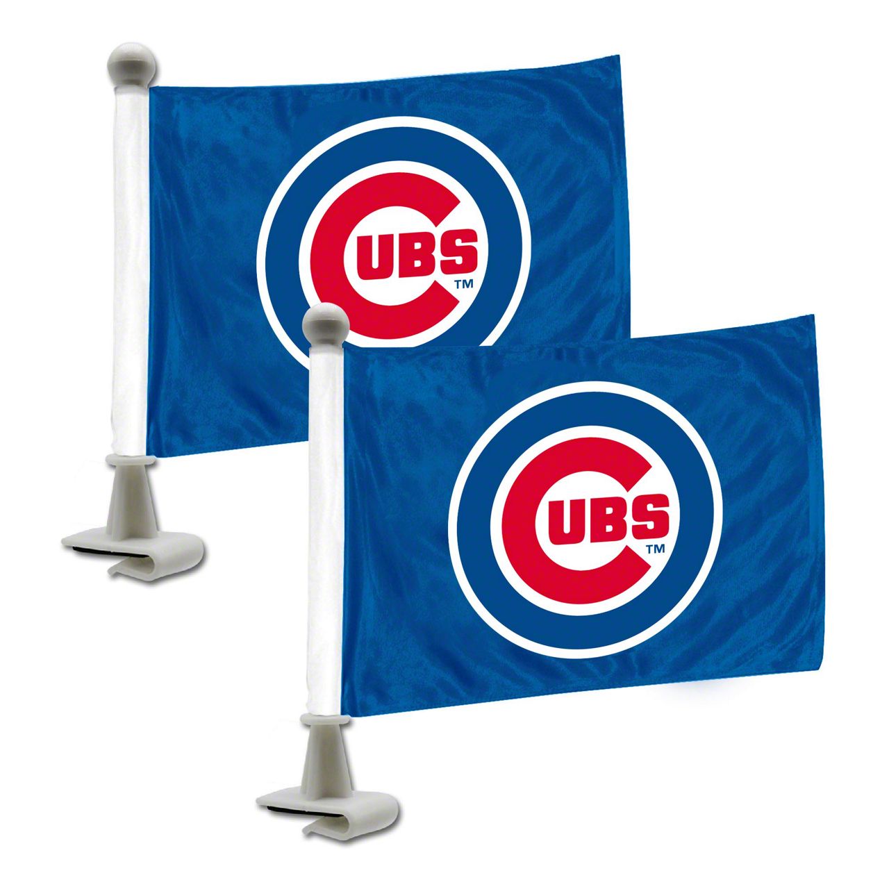 Mach-E Ambassador Flags with Chicago Cubs Logo; Blue (Universal; Some ...