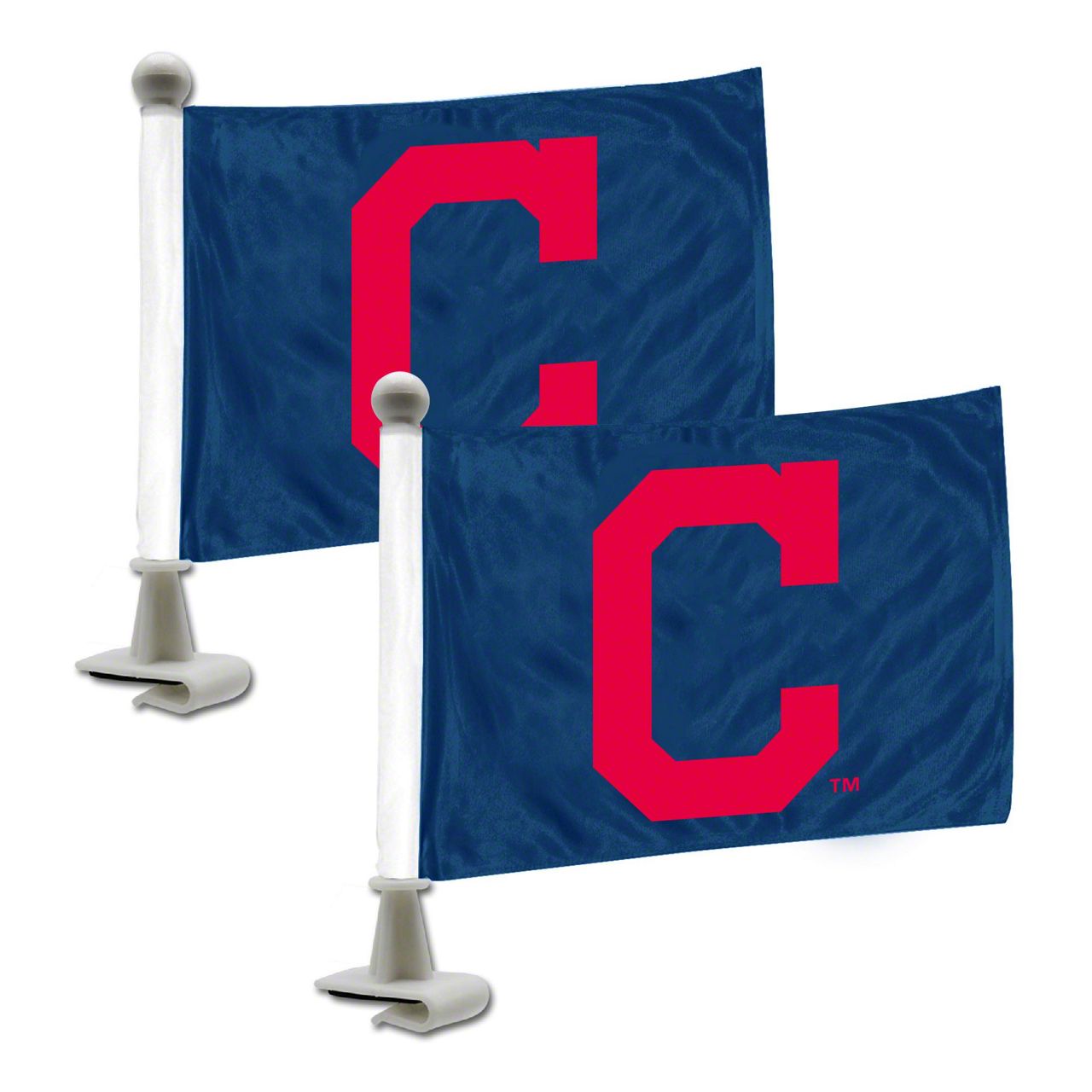 Mach-E Ambassador Flags with Cleveland Indians Logo; Blue (Universal ...