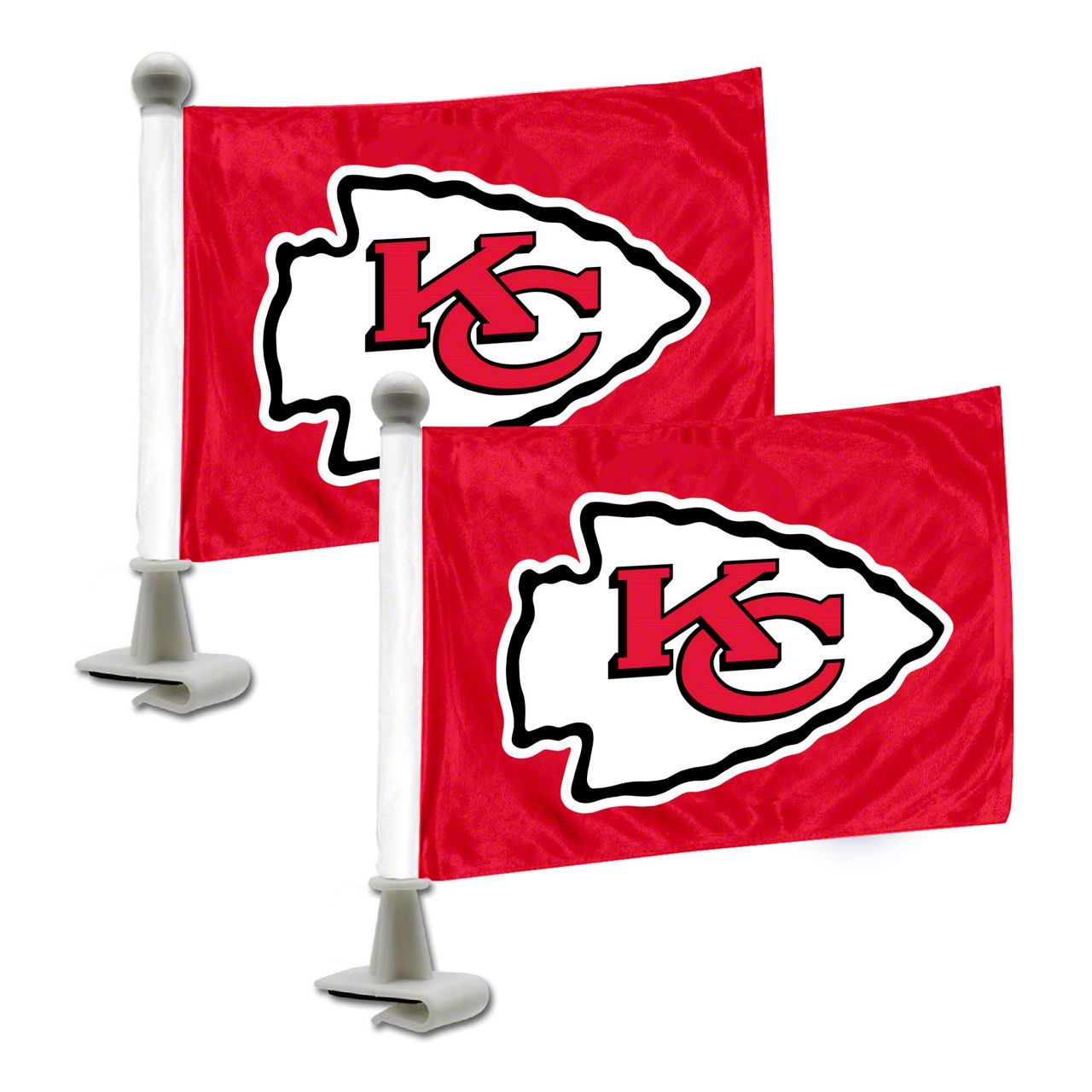 Mach-E Ambassador Flags with Kansas City Chiefs Logo; Black (Universal ...