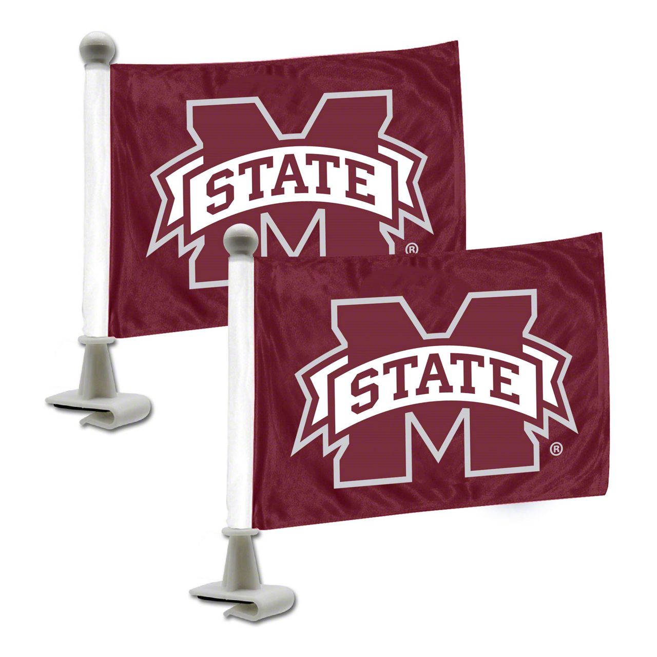 Mach-E Ambassador Flags with Mississippi State University Logo; Maroon ...