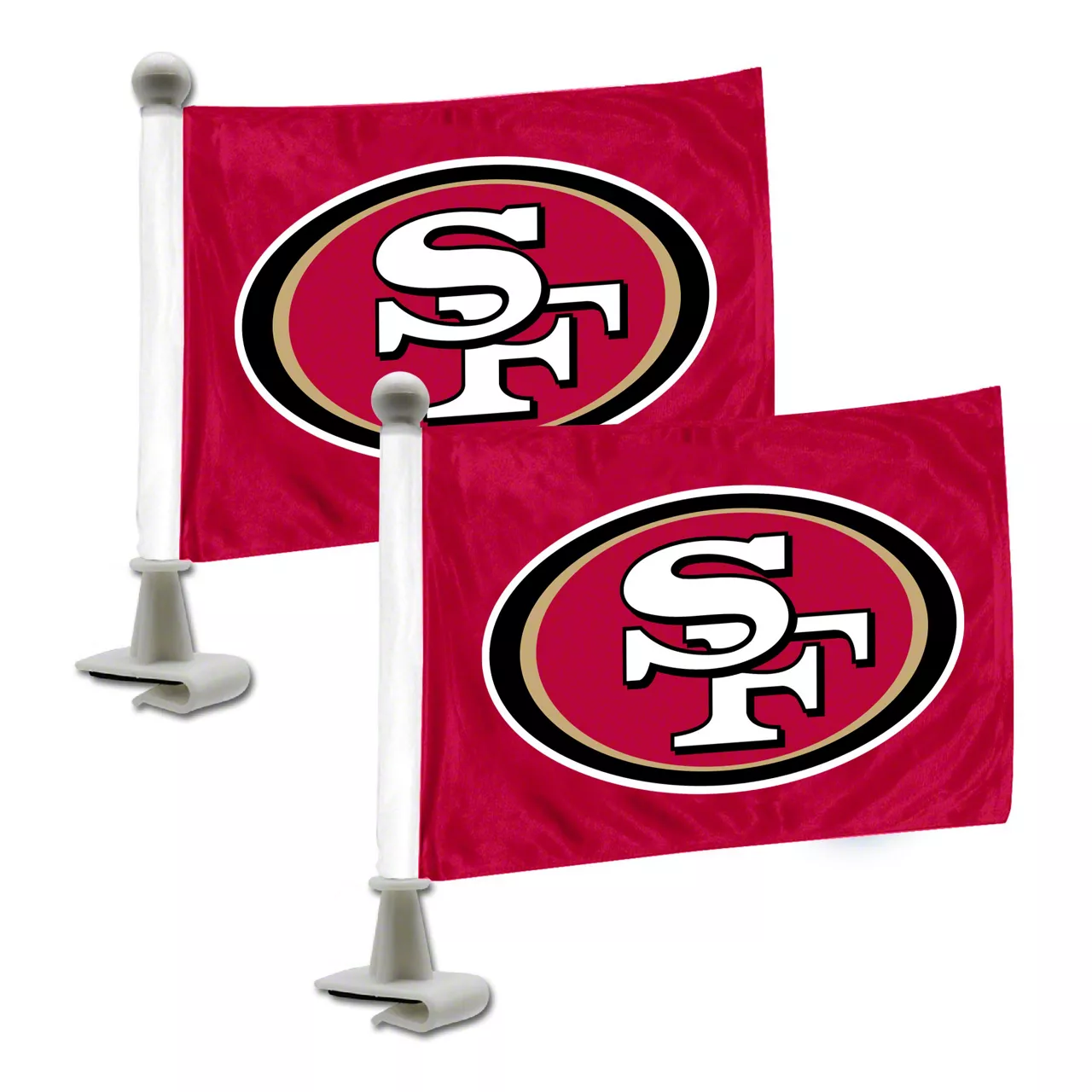 Mach-E Ambassador Flags with San Francisco 49ers Logo; Red (Universal ...